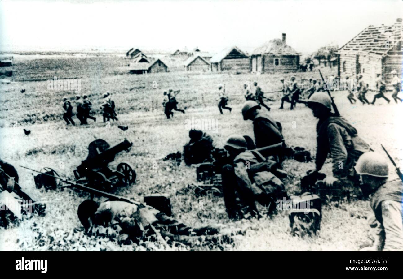 Russian Red Army advance, World War II, c1942-c1945. Artist: Unknown ...