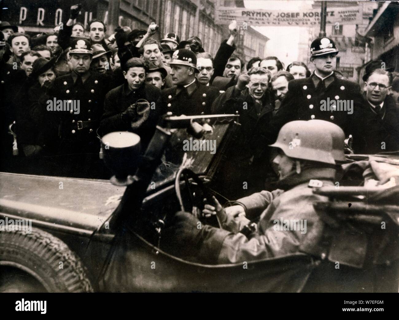 German troops prague hi-res stock photography and images - Alamy