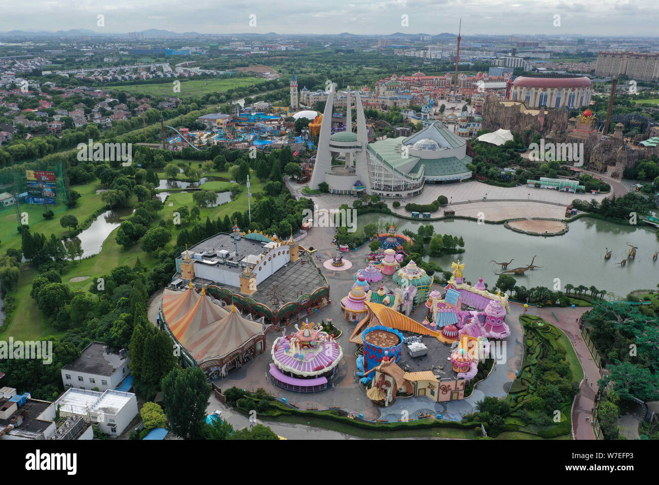 Jiangsu, Jiangsu, China. 6th Aug, 2019. Jiangsu, CHINA-Aerial photo ...