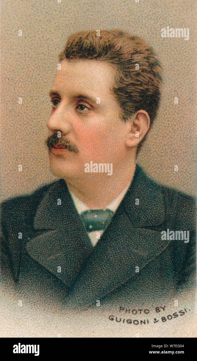 Giacomo Puccini (1858-1924) Italian composer, 1911. Artist: Unknown ...