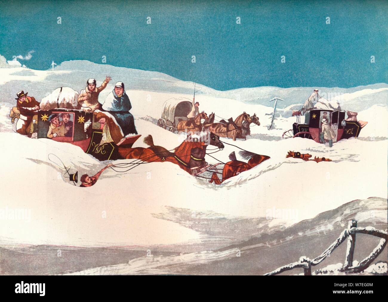 The Holyhead and Chester Mails', 1905. Artist: Robert Havell Stock ...