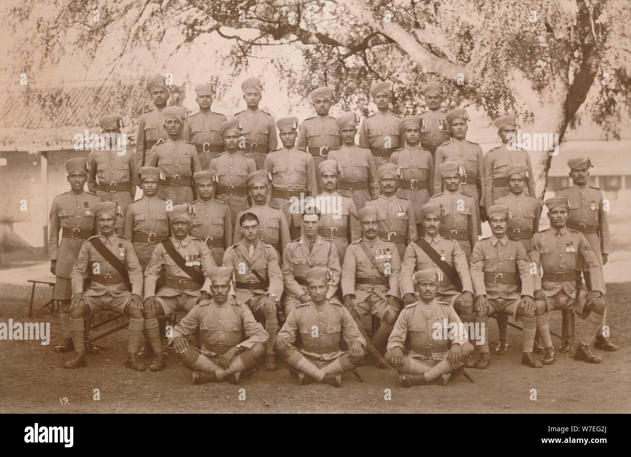The Indian Platoon of the First Battalion, The Queen's Own Royal West ...