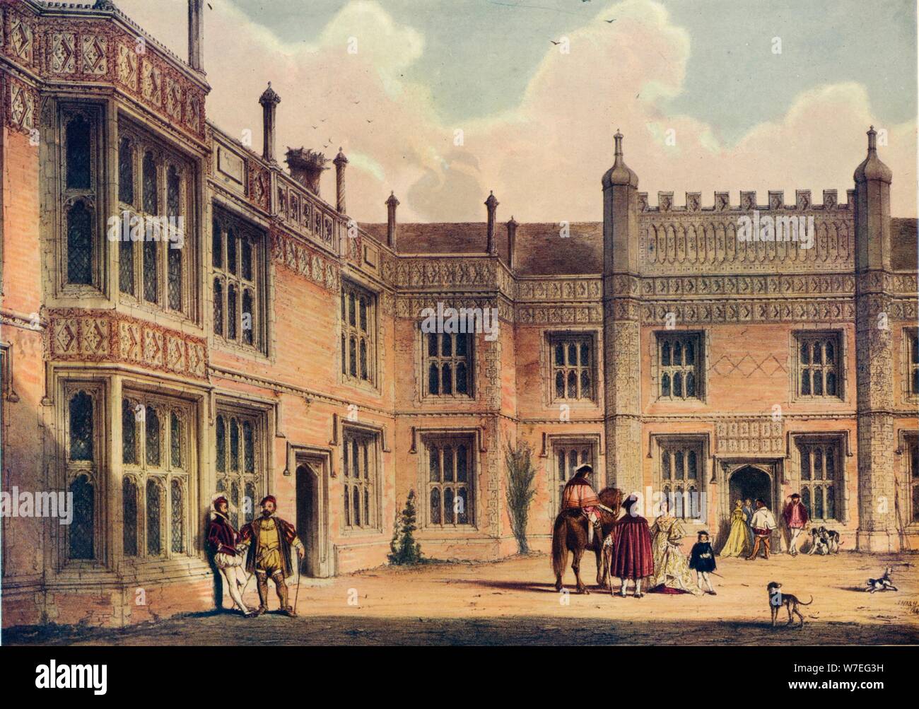 Sutton Place, North Front, 1909. Artist: Unknown Stock Photo - Alamy