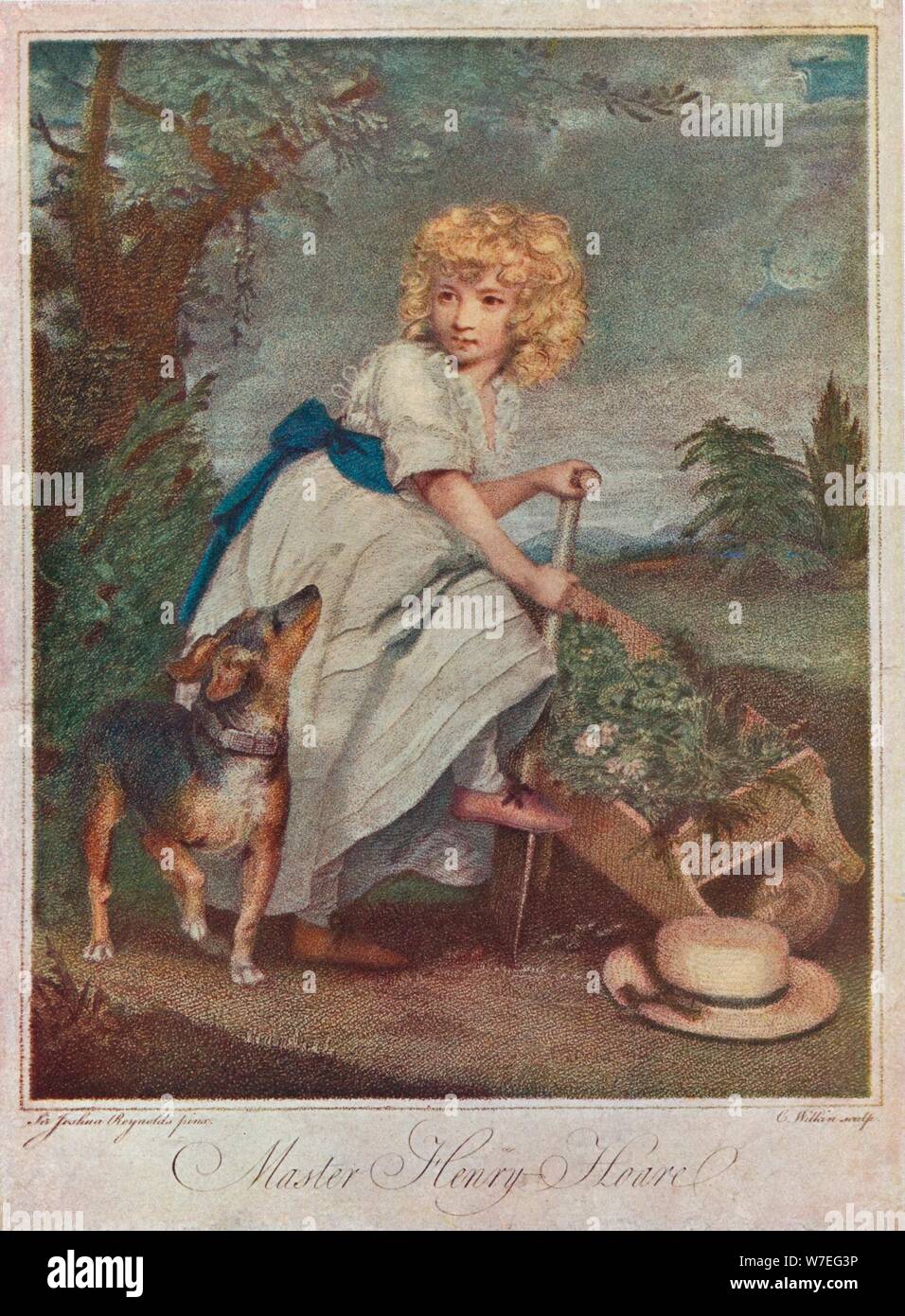 Master Henry Hoare (1784-1836), as a Boy, Gardening, 1883 (1906 ...