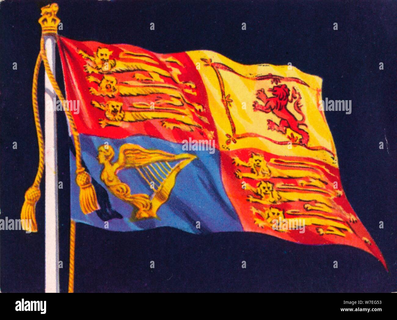 The Royal Standard of the United Kingdom, 1937. Artist: Unknown Stock ...