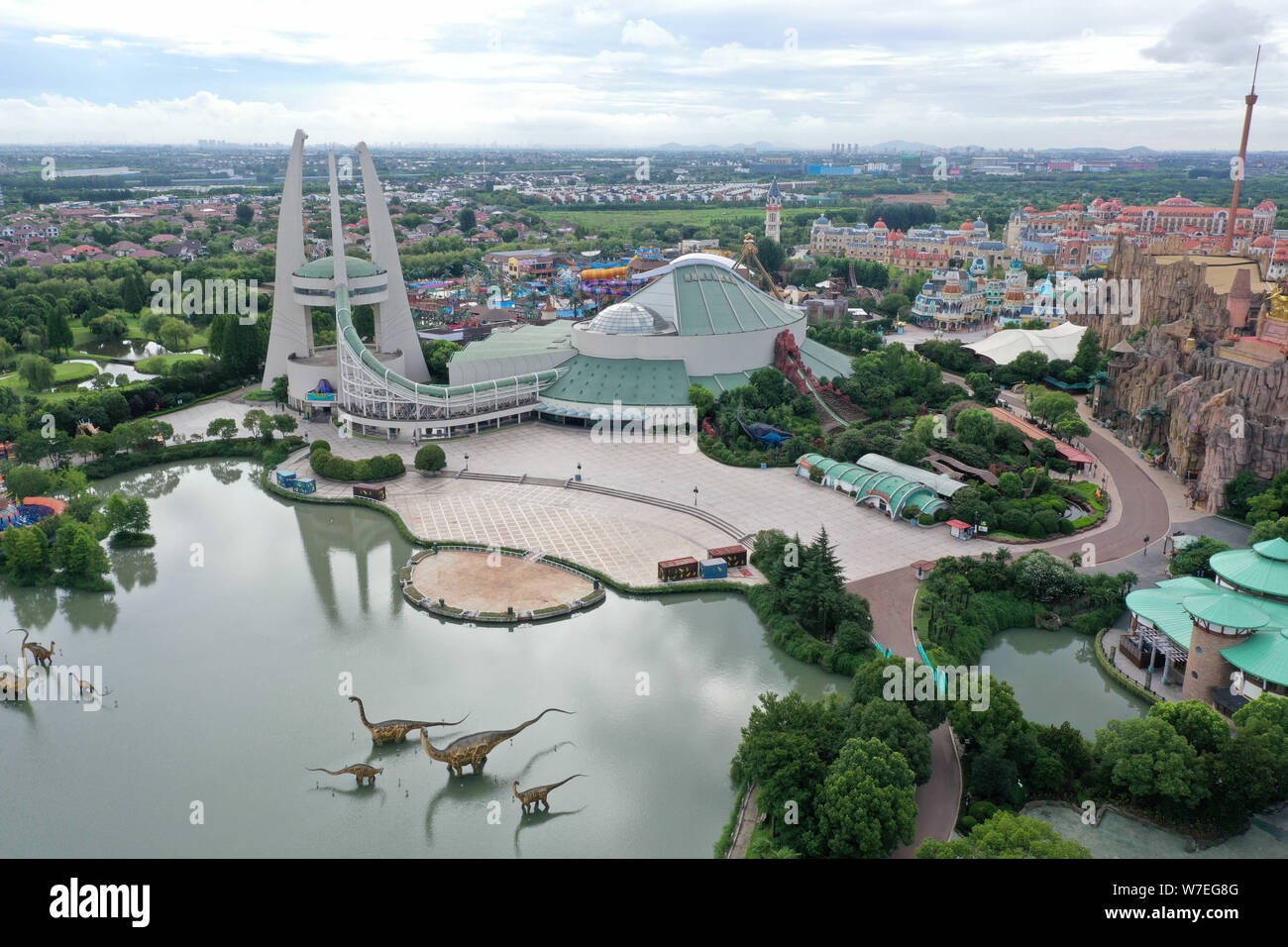 Jiangsu, Jiangsu, China. 6th Aug, 2019. Jiangsu, CHINA-Aerial photo ...