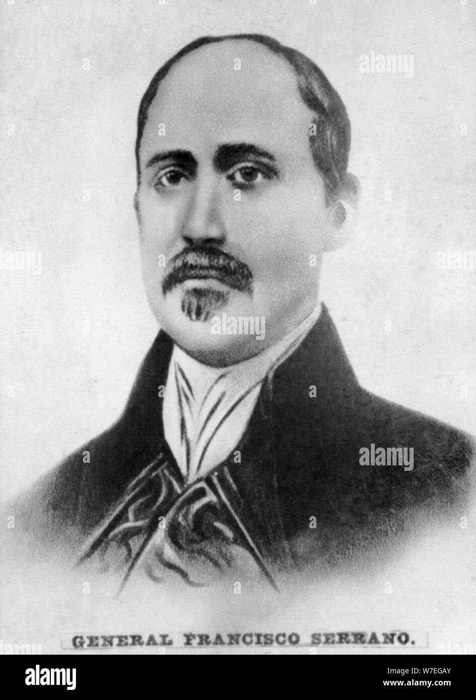 Francisco Serrano, (1810-1885), 1920s. Artist: Unknown Stock Photo - Alamy