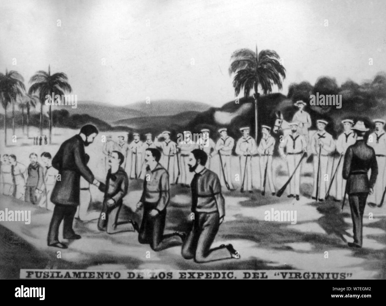 Virginius kneeling hi-res stock photography and images - Alamy