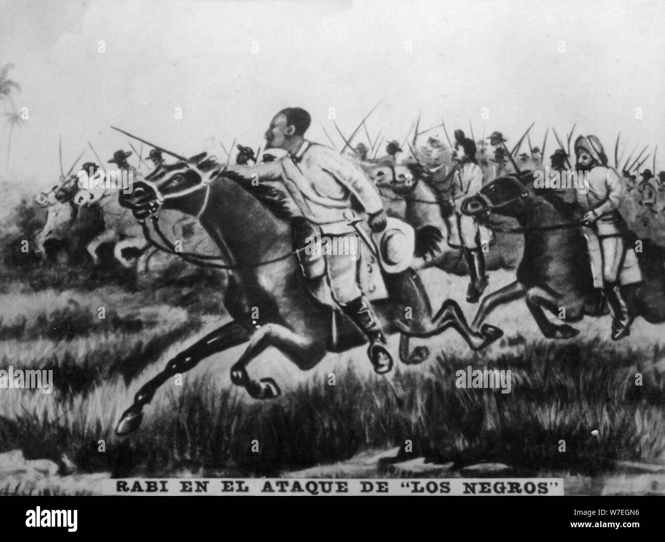Rabi In the Attack to the Black People of Cuba, (1895), 1920s. Artist ...