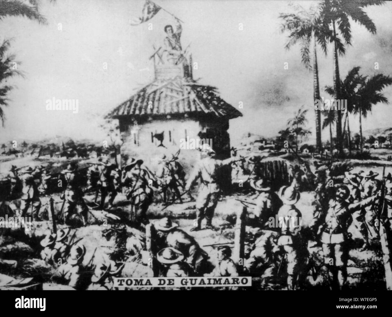 Invasion of Guaimaro (1873), 1920s. Artist: Unknown Stock Photo - Alamy