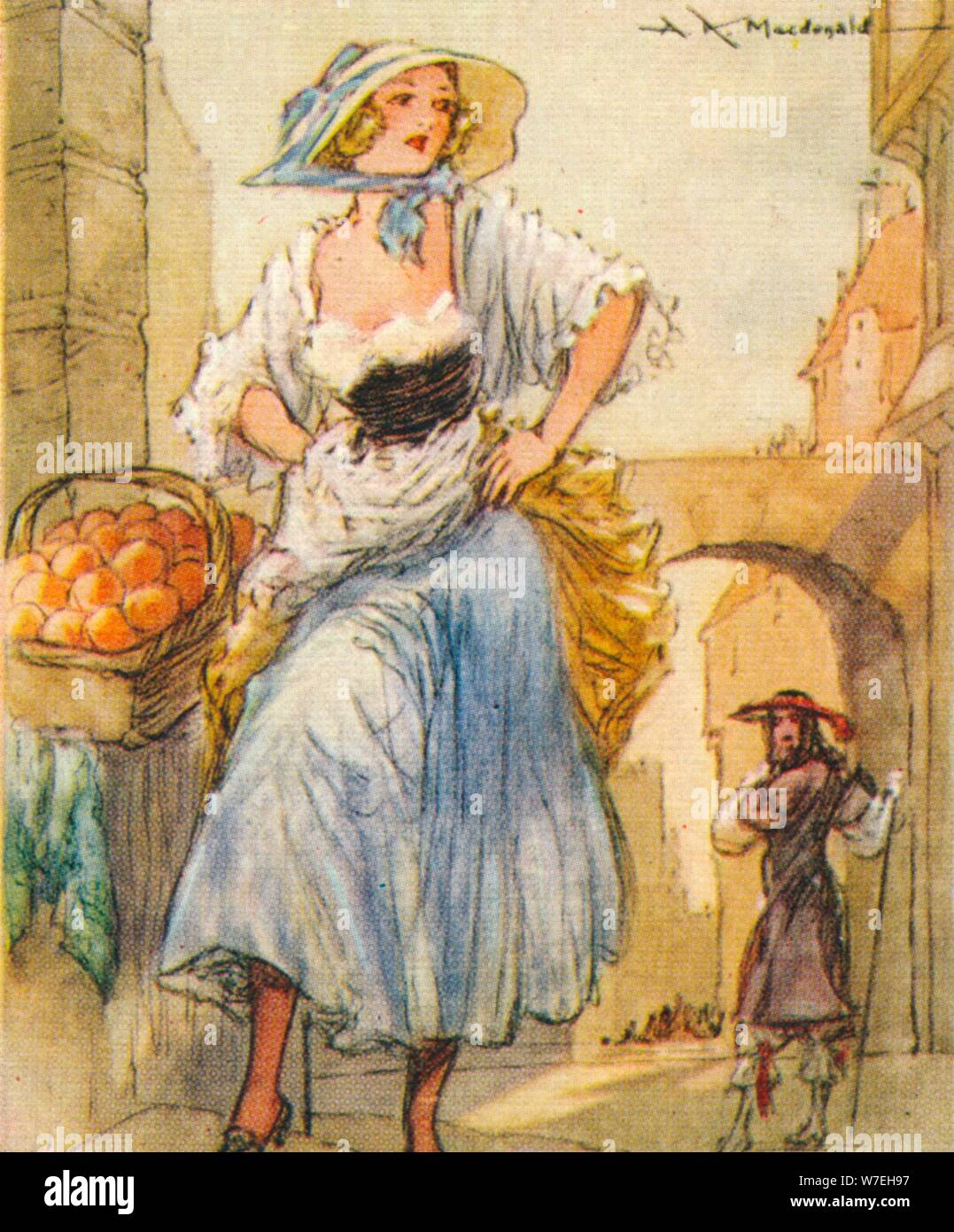 Eleanor Nell Gwyn (1650-1687) English born mistress of King Charles II ...