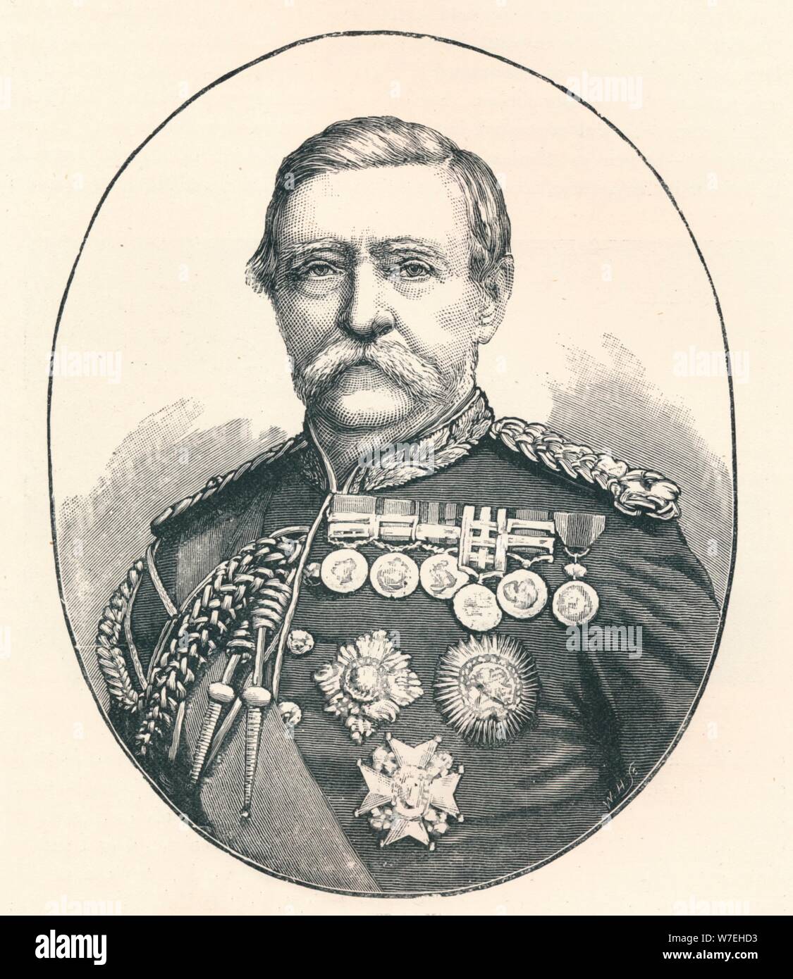 Sir Robert Napier (1791-1876), Lord Napier of Magdala, 1896. Artist ...