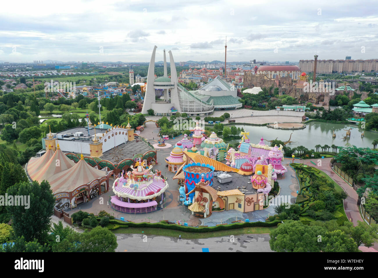 Jiangsu, Jiangsu, China. 6th Aug, 2019. Jiangsu, CHINA-Aerial photo ...