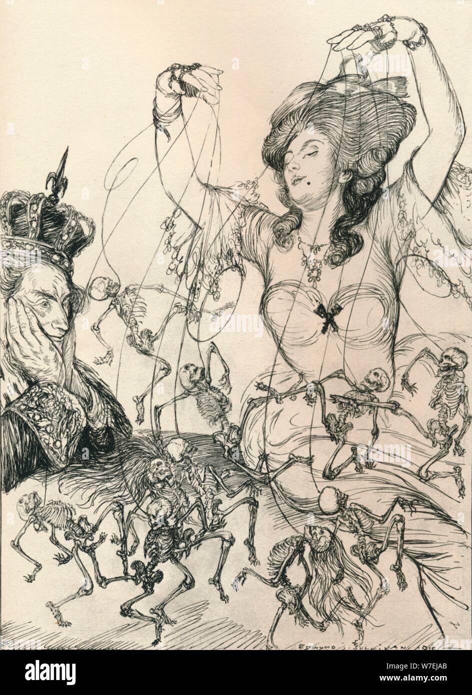 Le Roi S'Amuse, 1910, (1924). Artist: Edmund Joseph Sullivan Stock ...