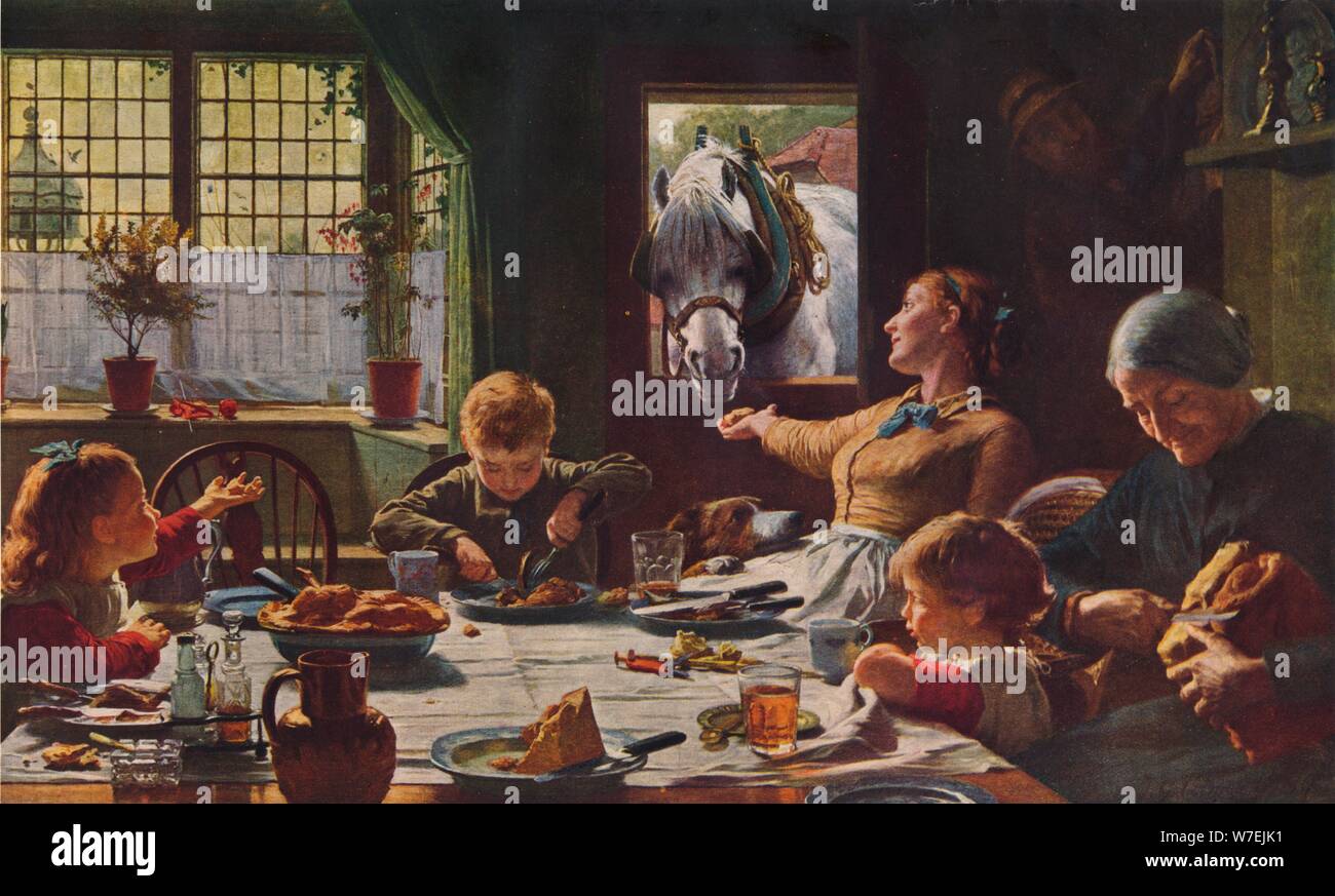 One of the Family, 1880, (1938). Artist: Frederick George Cotman Stock ...