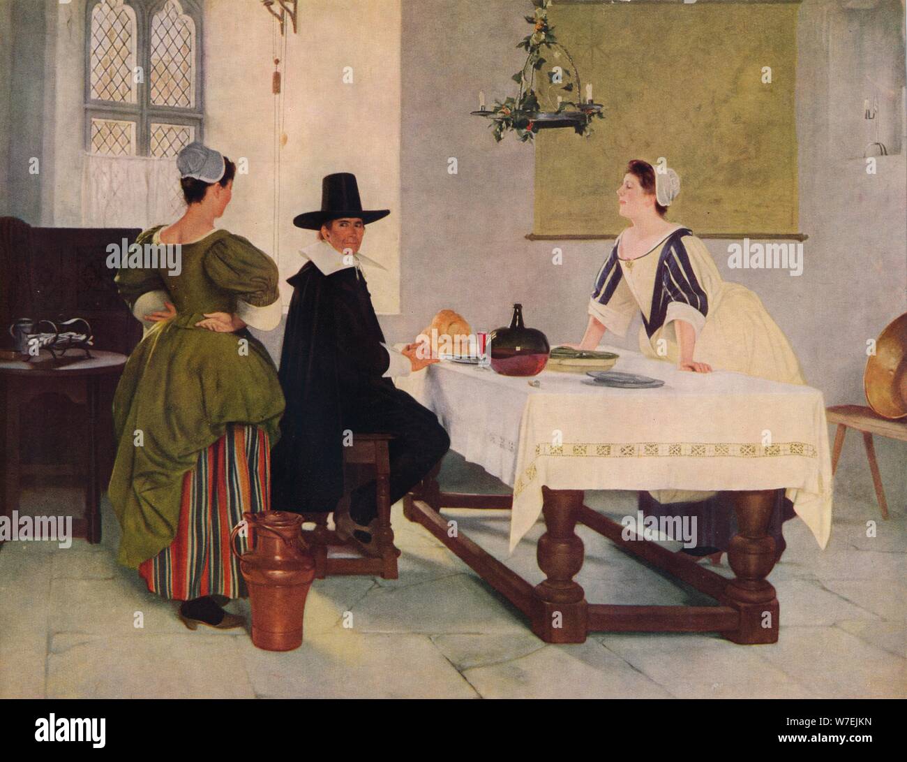 Between Two Fires, c1892, (1938). Artist: Francis Davis Millet Stock ...