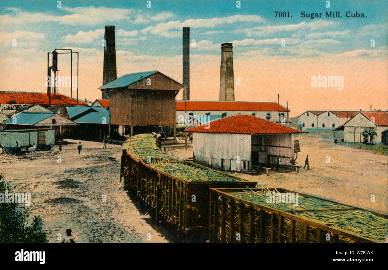 Sugar Mill, Cuba, c1910. Artist: Unknown Stock Photo - Alamy