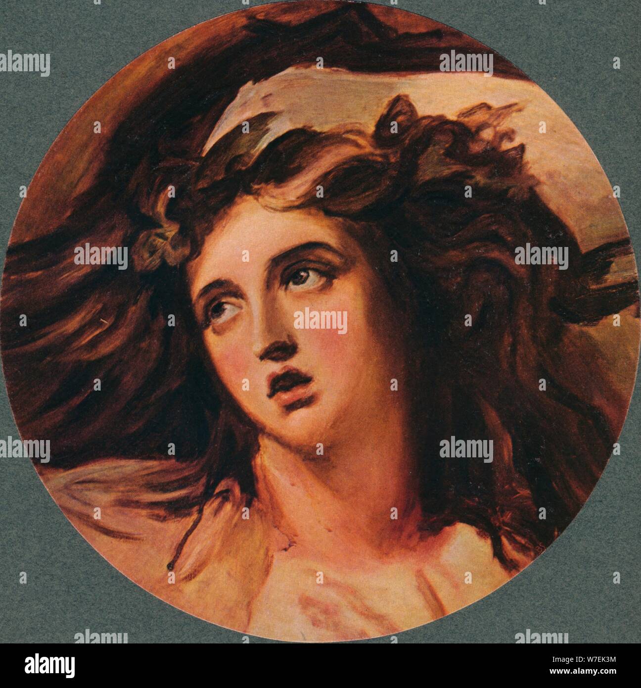 Emma Hart (Lady Hamilton), 18th century, (1902). Artist: George Romney ...