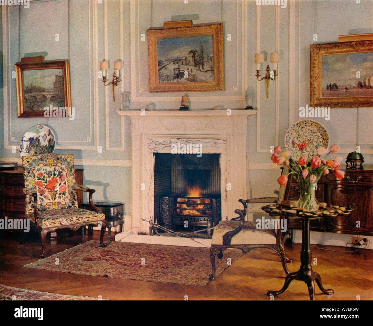 Room at the house of Mrs Chester Beatty, 1932. Artist: Unknown Stock ...