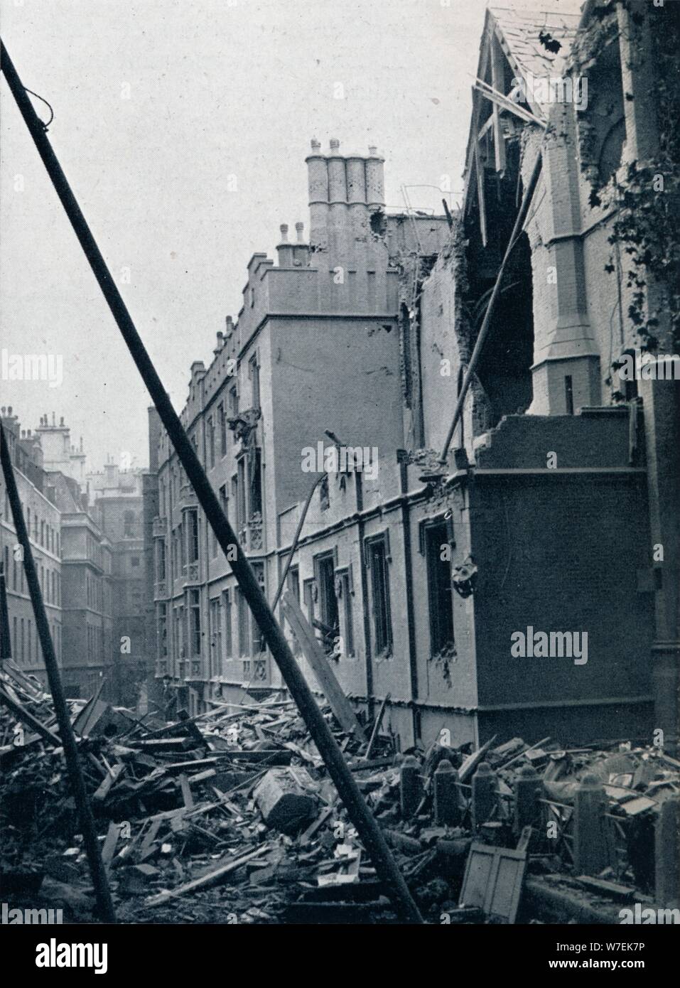 'The East End of the Middle Temple Hall', 1941 Stock Photo - Alamy