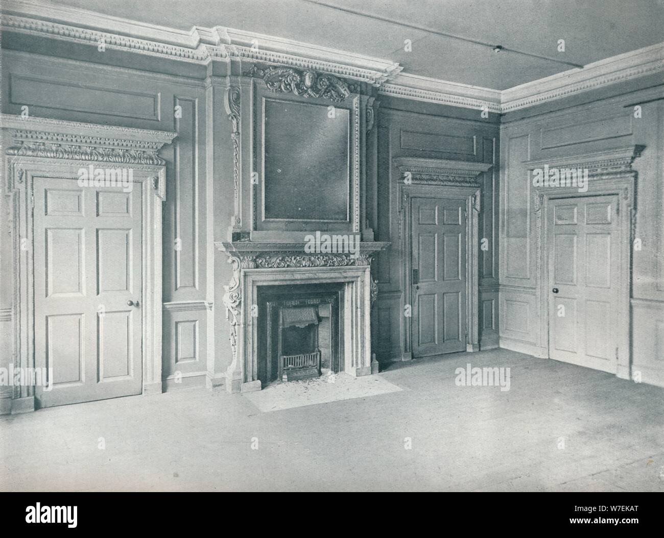 'Panelled room, early eighteenth century, 26, Hatton Garden', 1907 ...