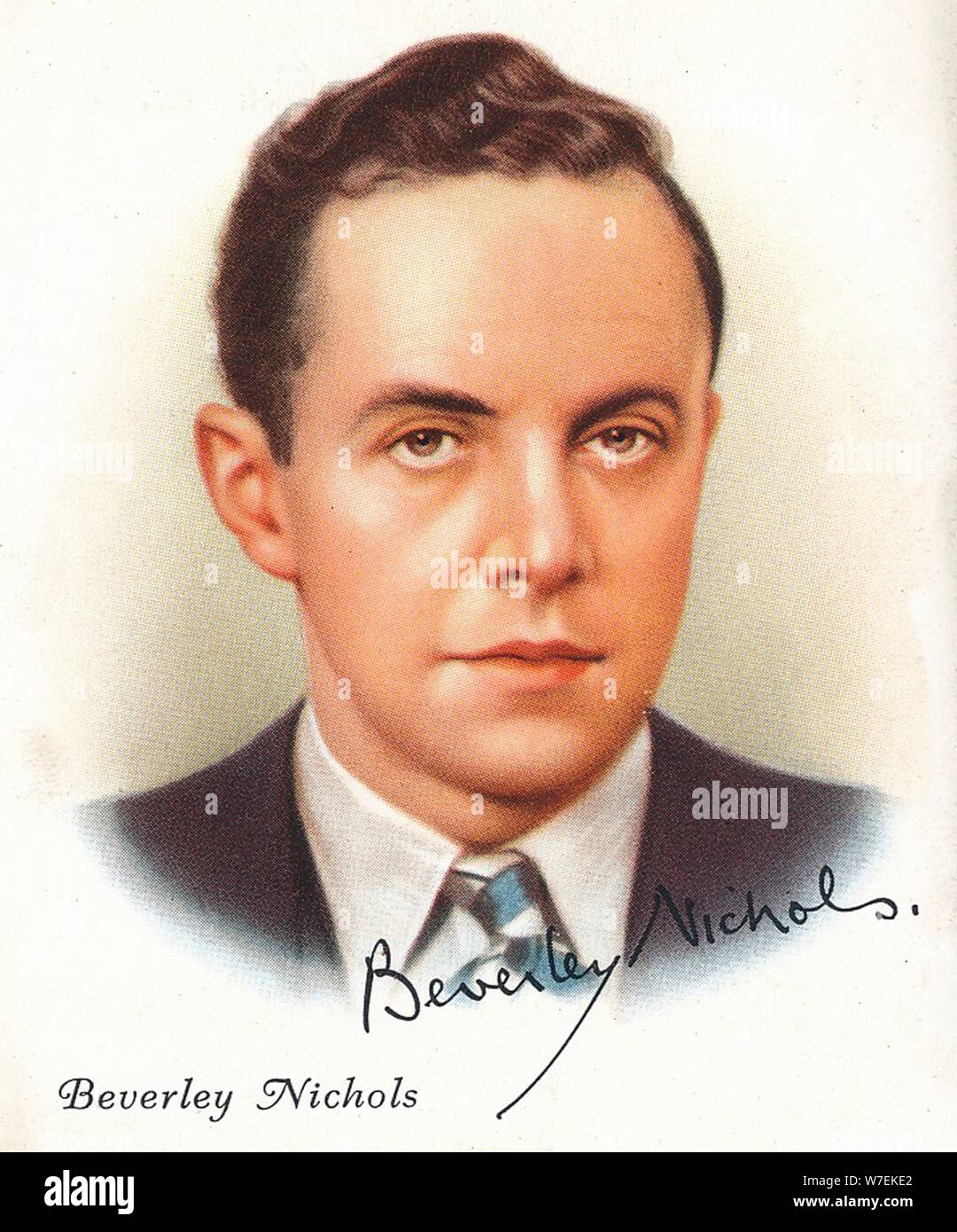 Beverley Nichols, 1937. Artist: Beverley Nichols Stock Photo - Alamy