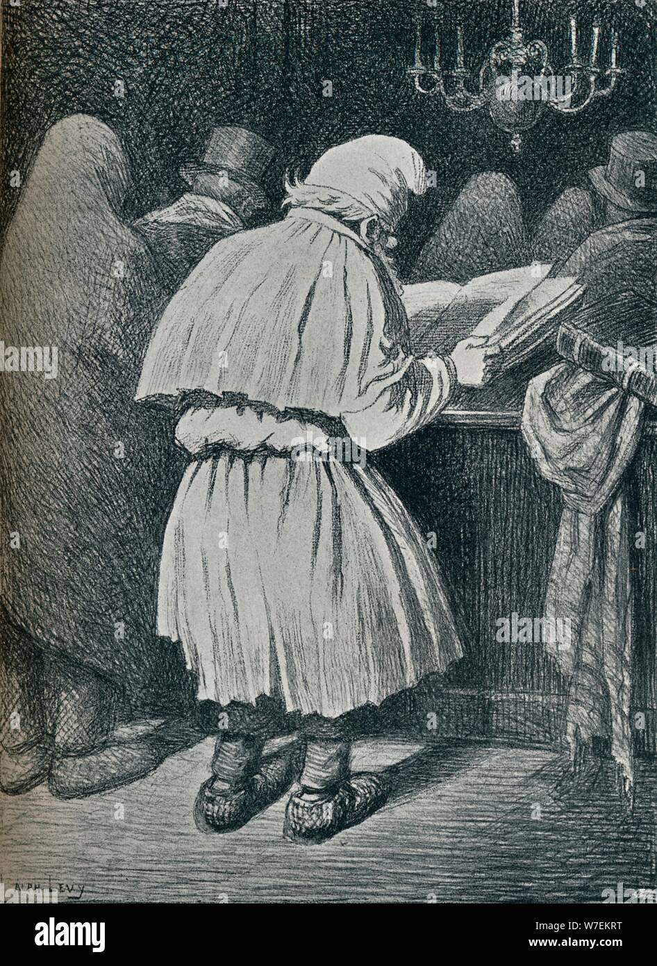 'Le Grand Pardon: Le Kippour a la Campagne', 19th century. Artist ...