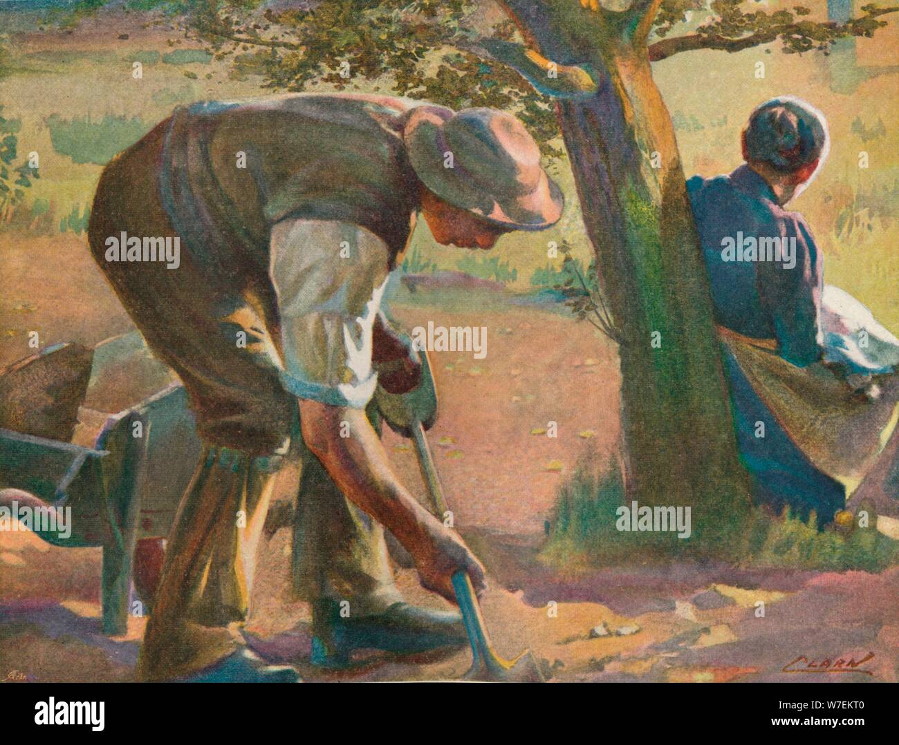 'Sunlight', 19th century. Artists: James Clark, Ralph Nevill Stock ...