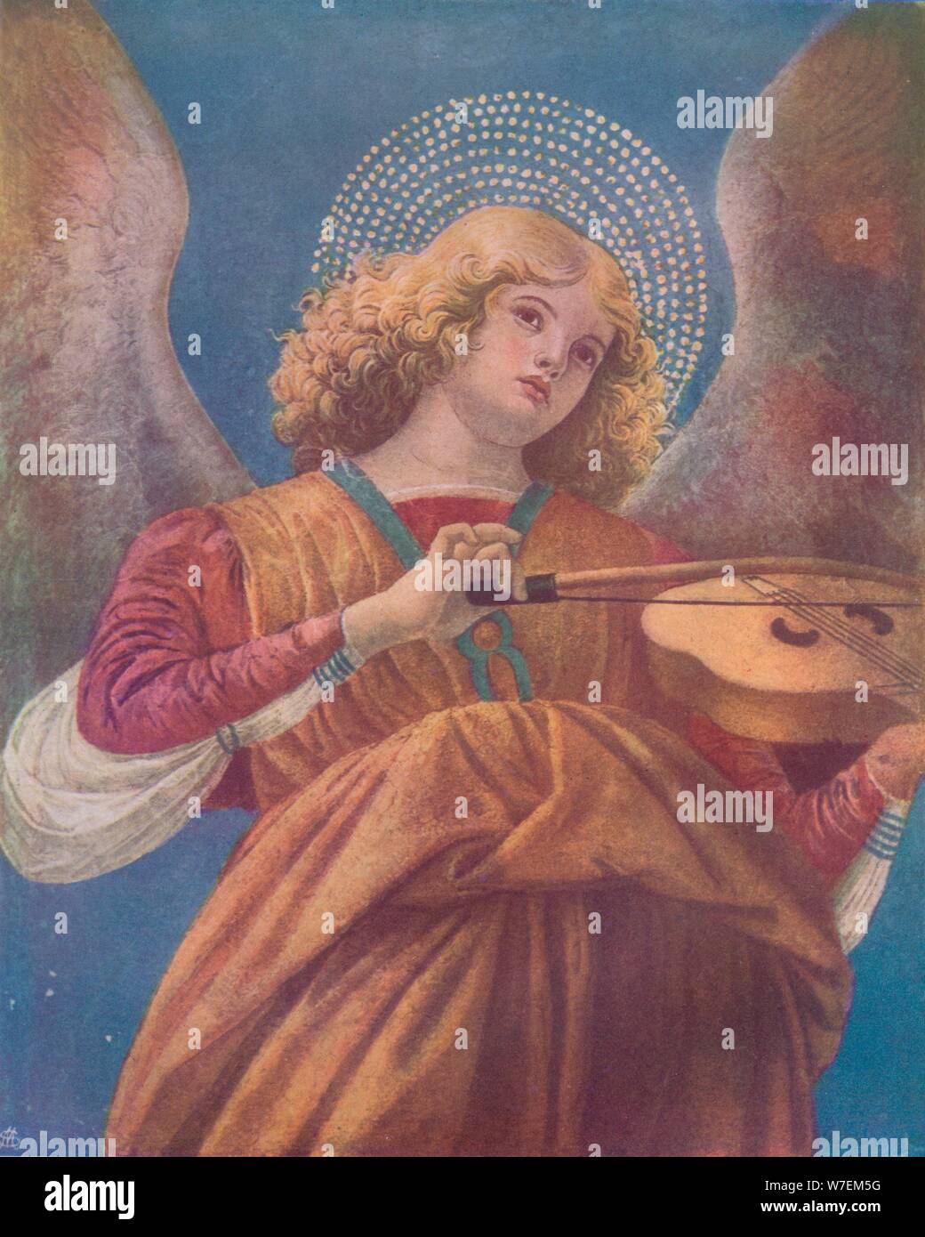 Musical Angel with Violin (fresco)', c15th century. Artist: Melozzo da Forli Stock Photo - Alamy