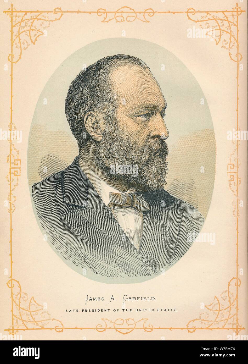 'James A Garfield, 20th United States president', 1893. Artist: Unknown ...