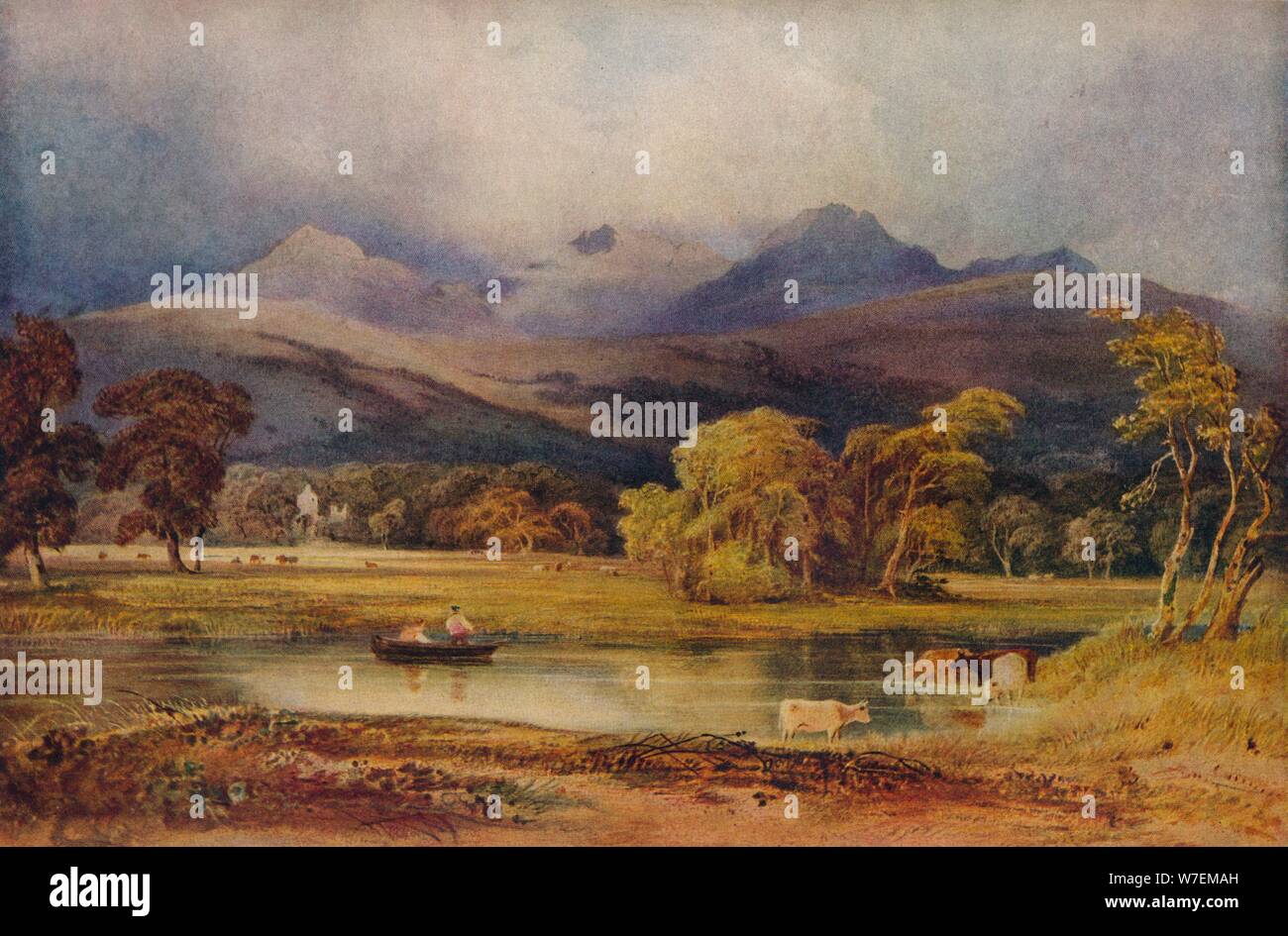 'Glen Finlass', c1846. Artist: Anthony Vandyke Copley Fielding Stock ...