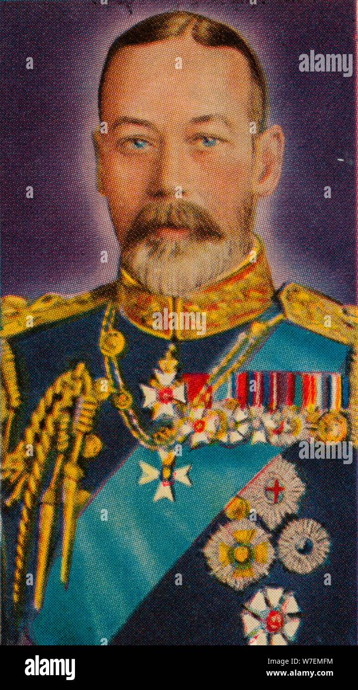 King George V in the uniform of Admiral of the Fleet, 1935. Artist ...