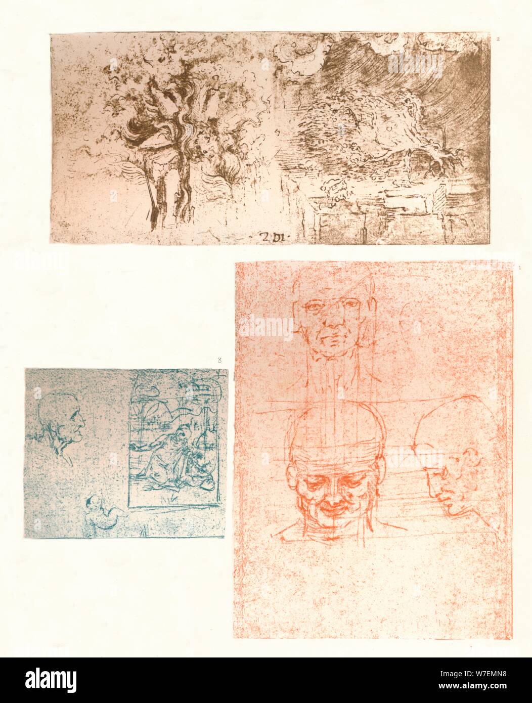 Three drawings hi-res stock photography and images - Alamy