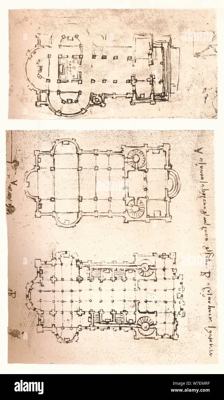 Renaissance architecture plans hi-res stock photography and images - Alamy