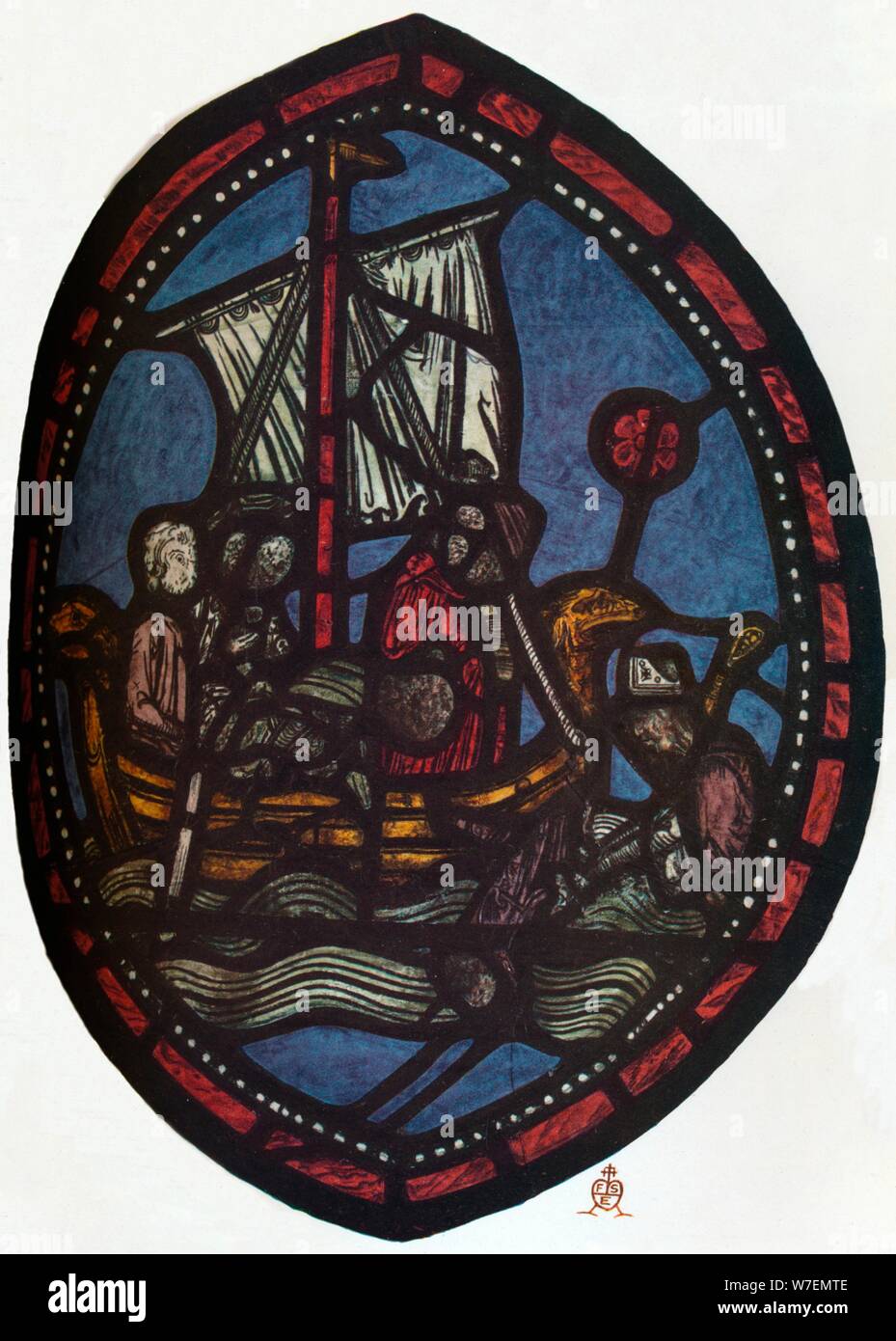 'St Nicholas window in the Jerusalem Chamber of Westminster Abbey ...