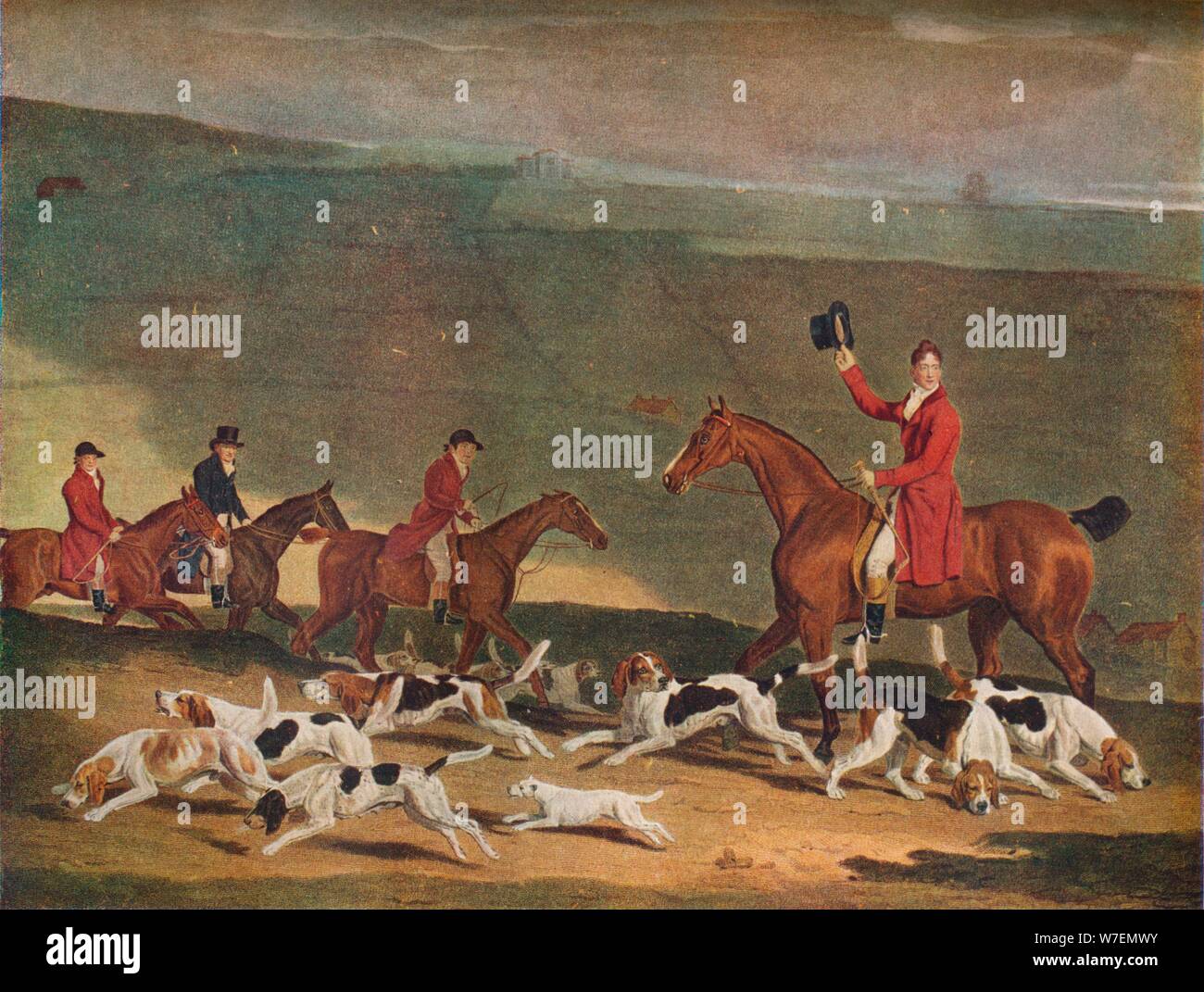 'Francis Duckenfield Astley, Esq., and his Harriers', c19th century ...