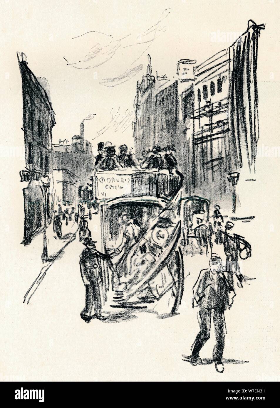 'From a chalk drawing by Emil Orlik', c1900. Artist: Emil Orlik Stock ...