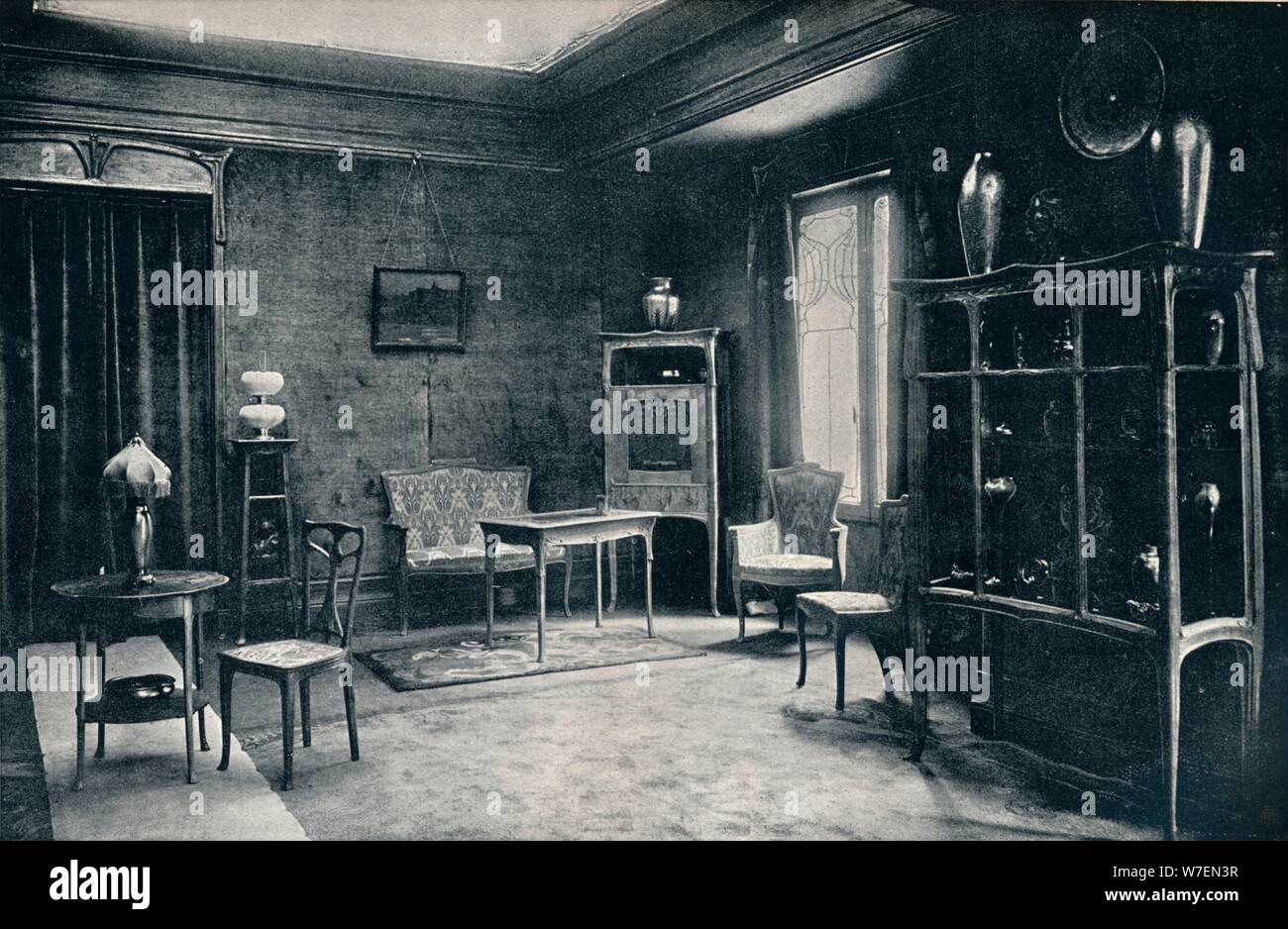 'A drawing-room by E. Colonna', 1900. Artist: Unknown Stock Photo - Alamy