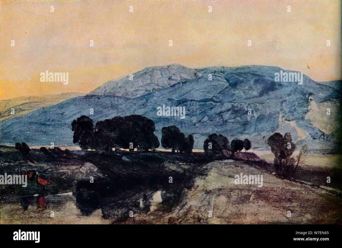 Watercolour landscape hi-res stock photography and images - Alamy