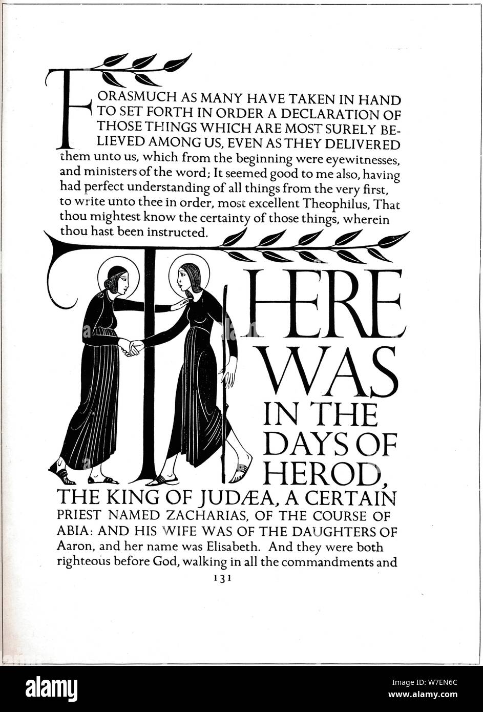 Eric Gill Nativity Clipart