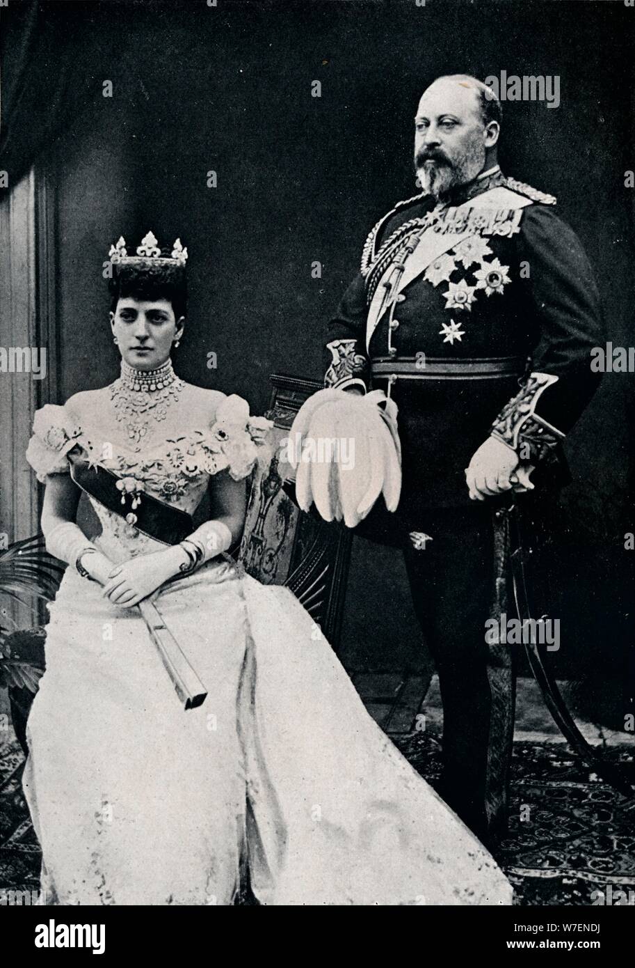 King Edward VII and Queen Alexandra, c1902 (1911). Artist: WS Stuart ...