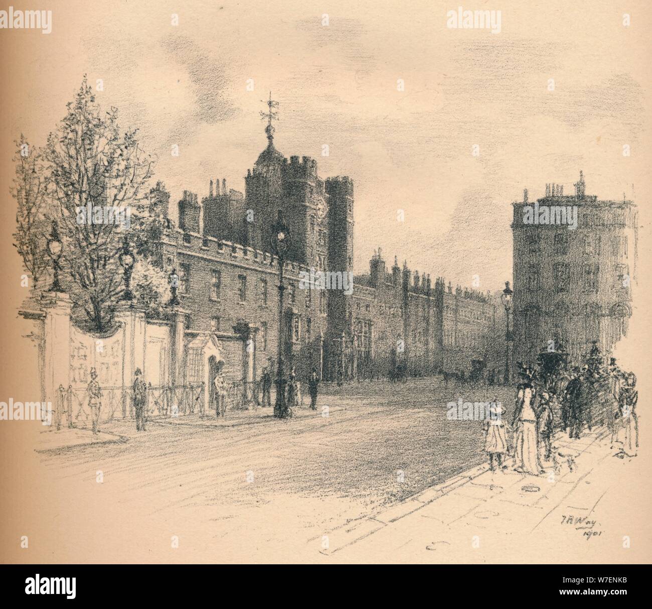 'General View of St. James's Palace, From Pall Mall', 1902. Artist ...