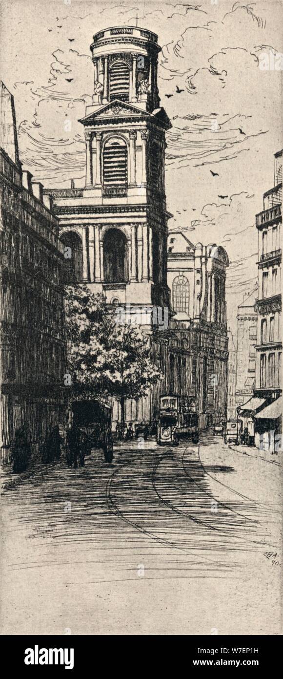 'The Church of St Sulpice', 1915. Artist: Caroline Helena Armington ...