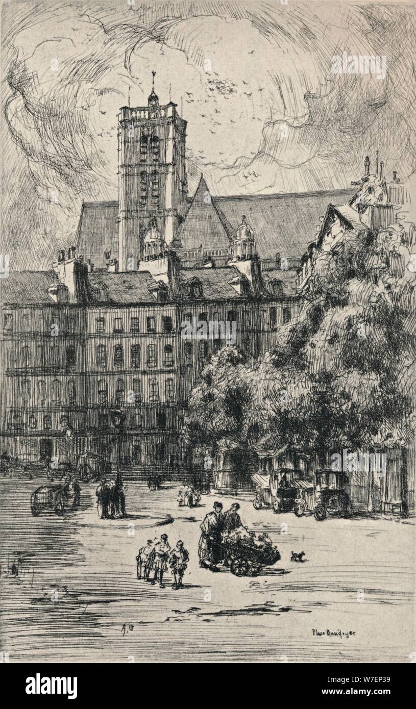 'Place Baudoyer', 1915. Artist: Frank Milton Armington Stock Photo - Alamy