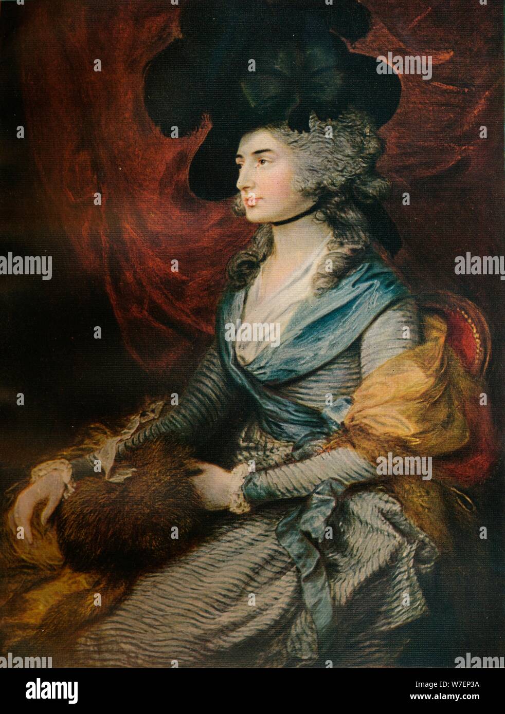 'Mrs Siddons', 1785. Artist: Thomas Gainsborough Stock Photo - Alamy