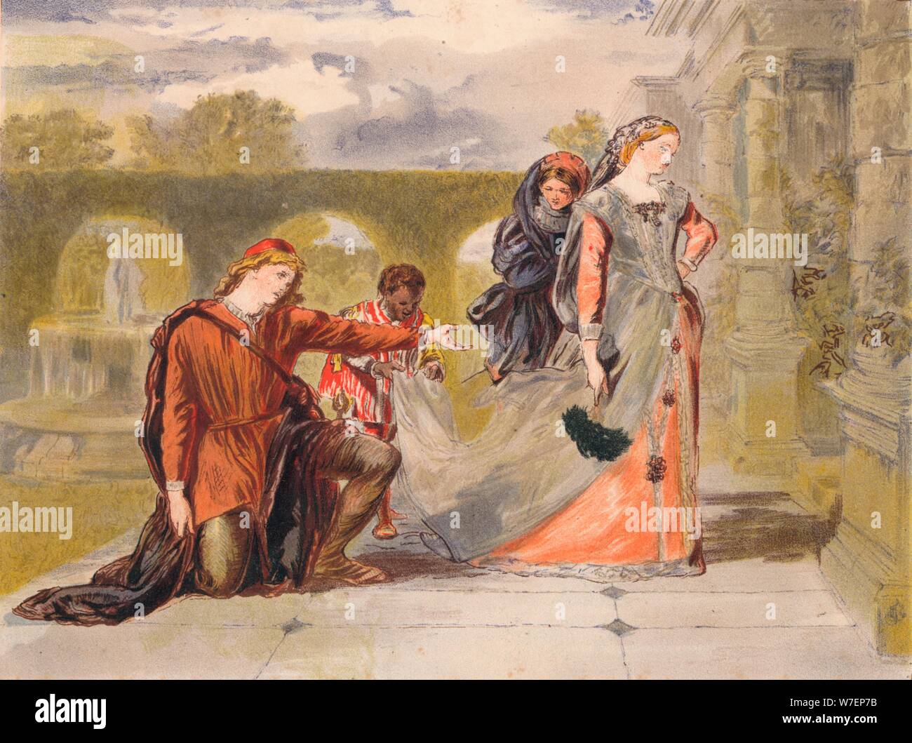 'Come away death' c1875. Artist: Sir John Gilbert Stock Photo - Alamy