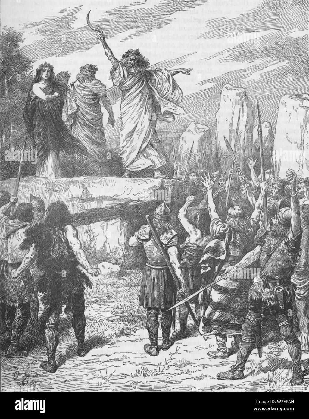 Druids ancient romans hi-res stock photography and images - Alamy