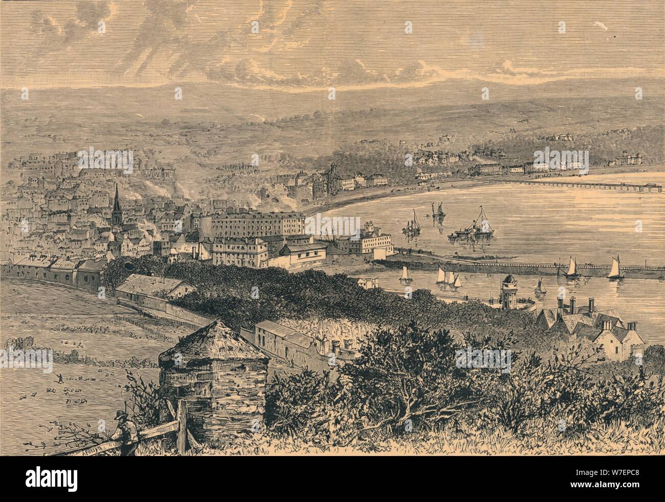 'General View of Douglas', 1880. Artist: Unknown Stock Photo - Alamy