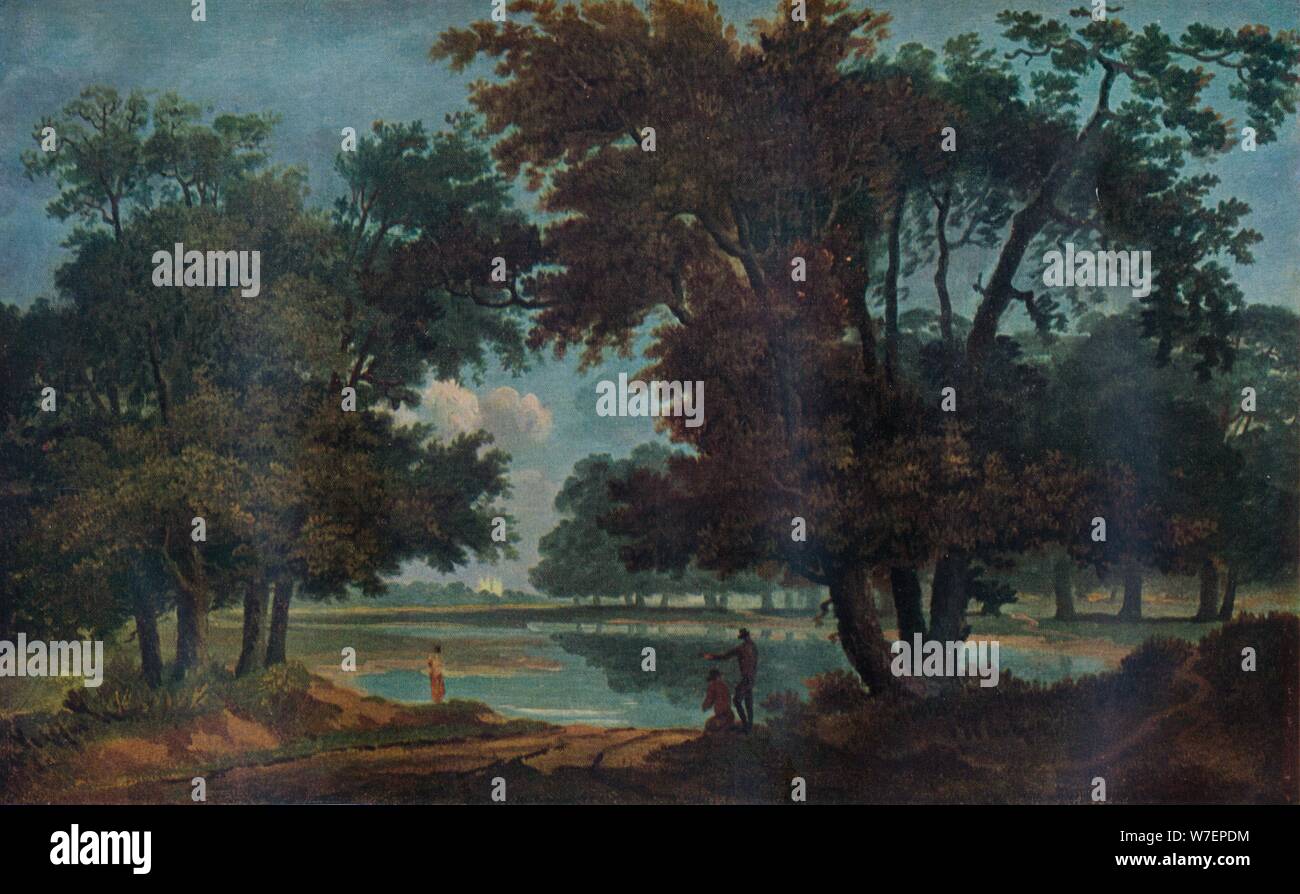'St James's Park', c1800. Artist: Richard Westall Stock Photo - Alamy