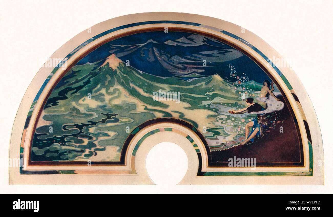 'The Wave', c1914. Artist: George Sheringham Stock Photo - Alamy